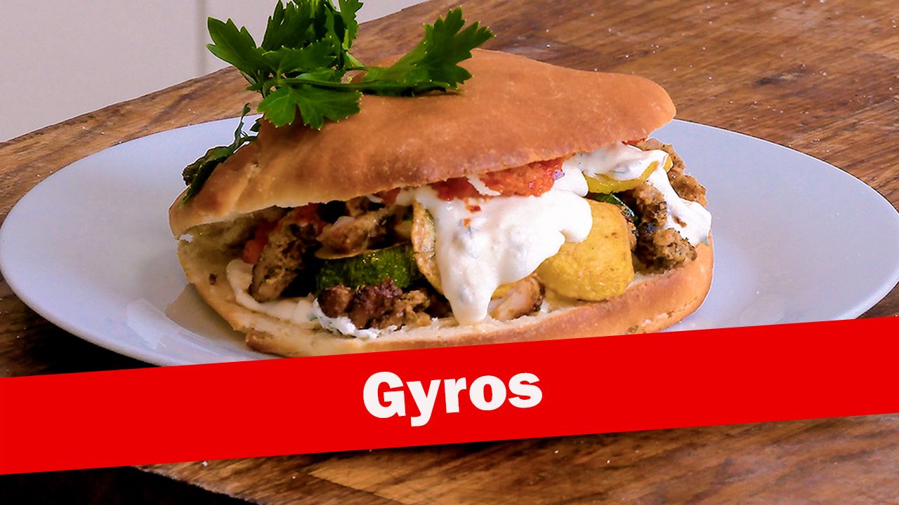 Recept na gyros a pita chleba podle Jirky Babici | Stream