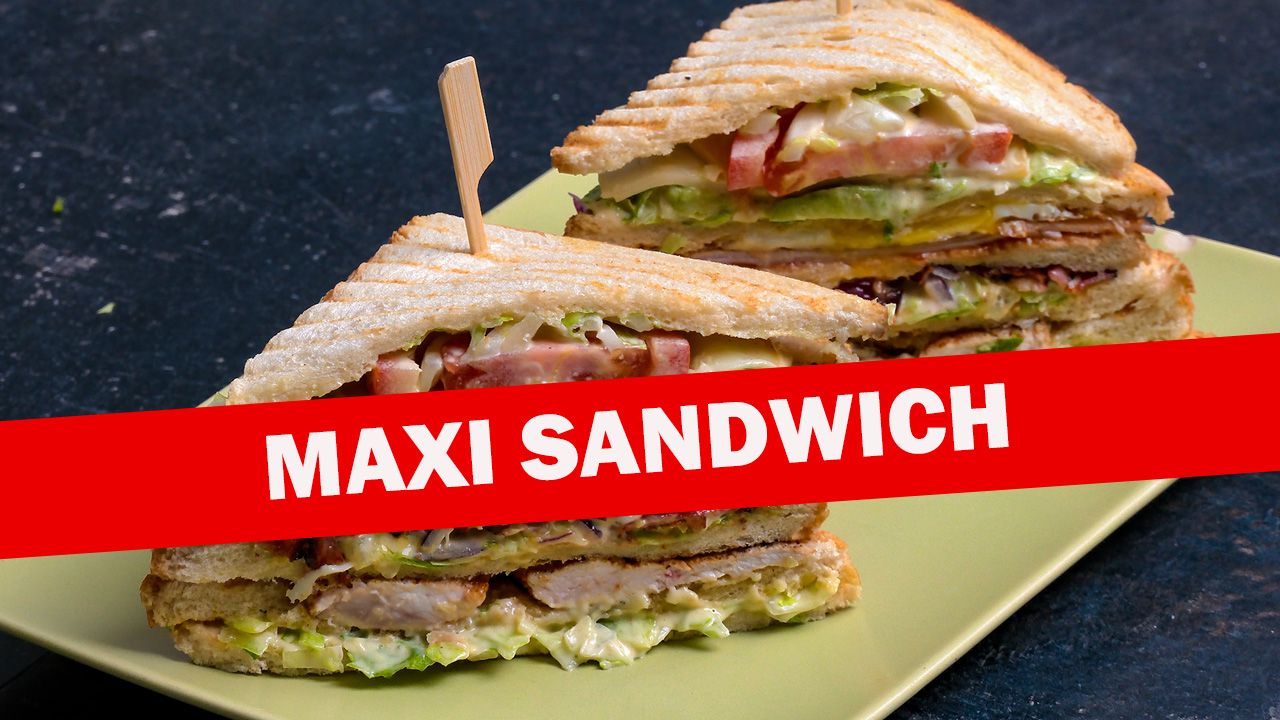 Maxi sendvič s kuřecím masem a slaninou recept podle Jiřího Babici | Stream